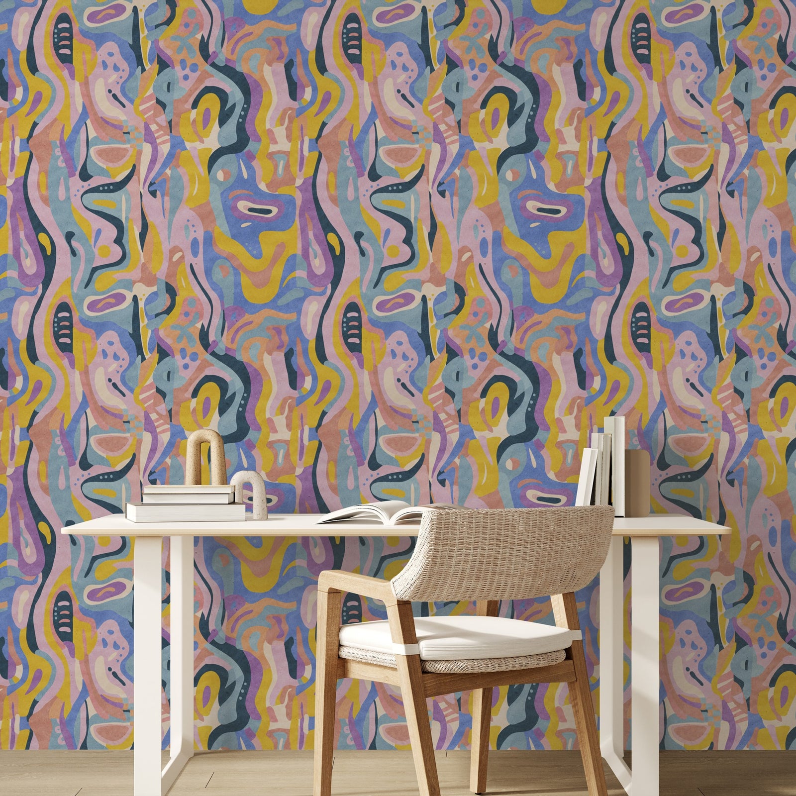 Funky Town - Fun Abstract Wallpaper