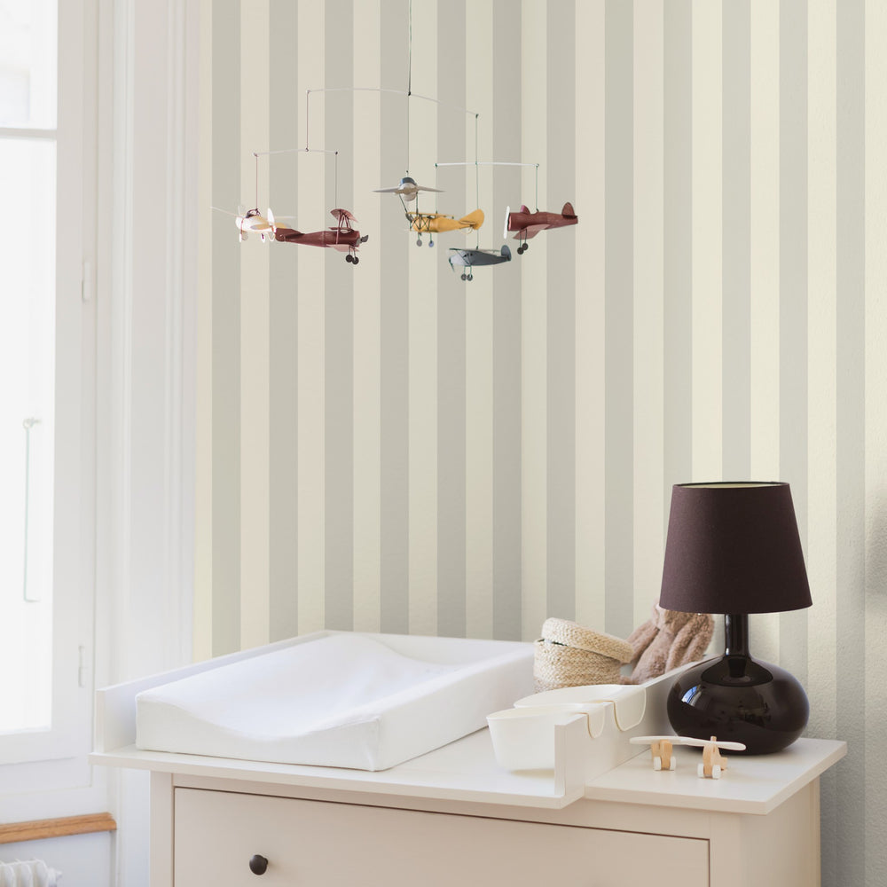 Marley - Neutral Striped Wallpaper
