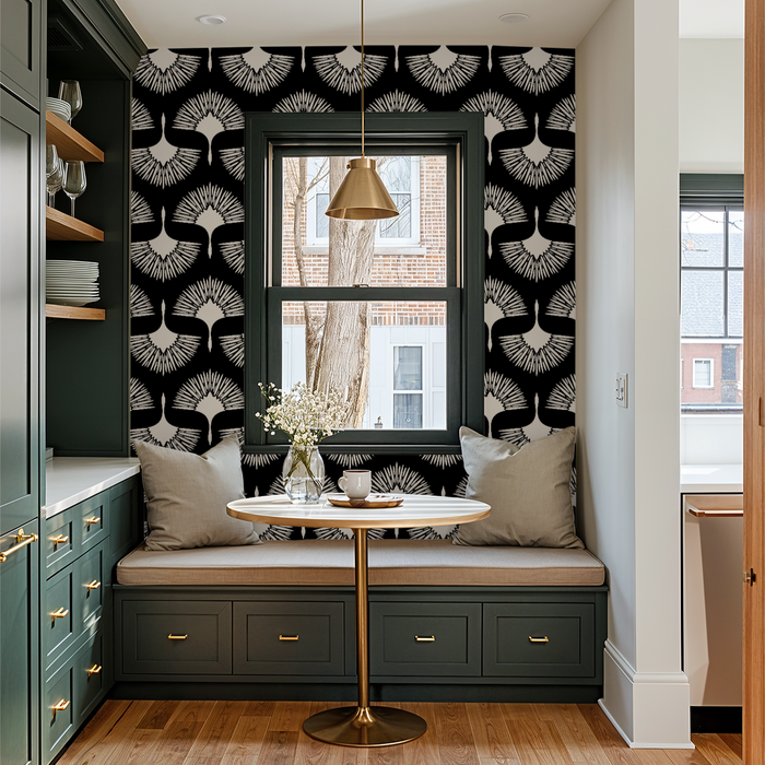 The Alba (Black) Wallpaper