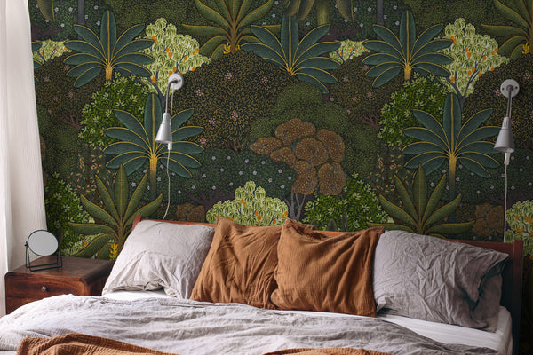 Baloo - Tropical Vintage Collage Wallpaper– WALL BLUSH