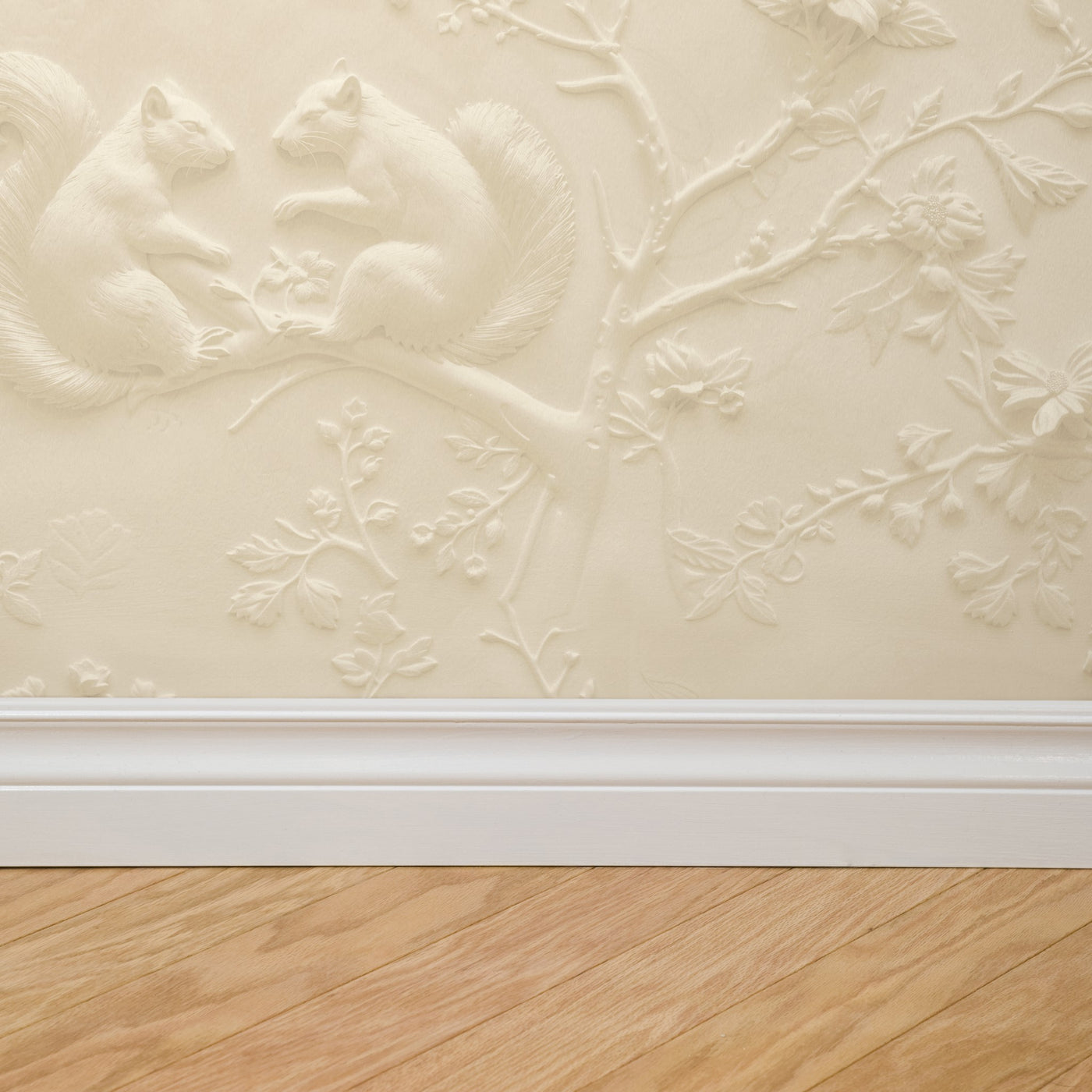 Ivory - Neutral Luxury Forest Wallpaper