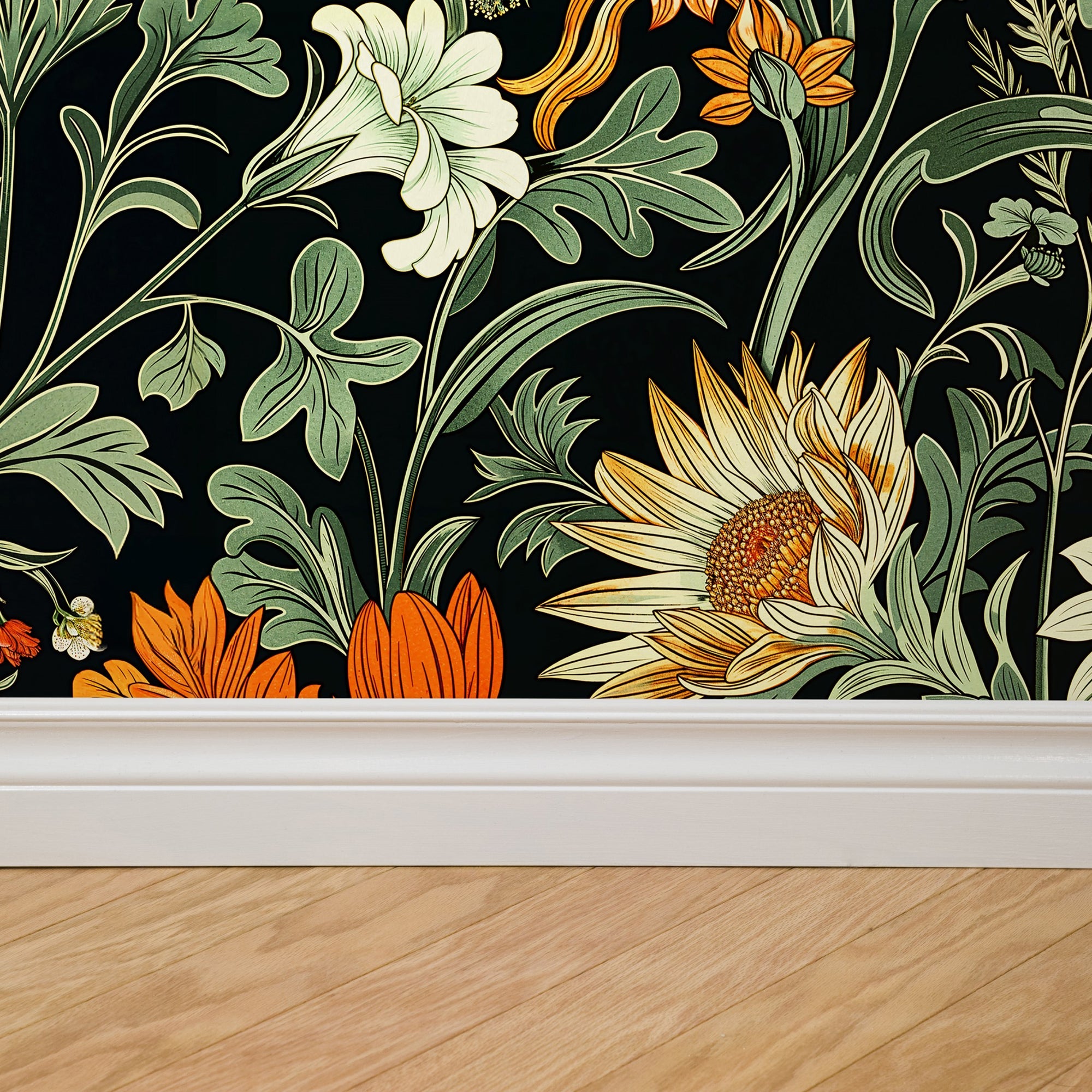 Jasper- Moody Floral Wallpaper