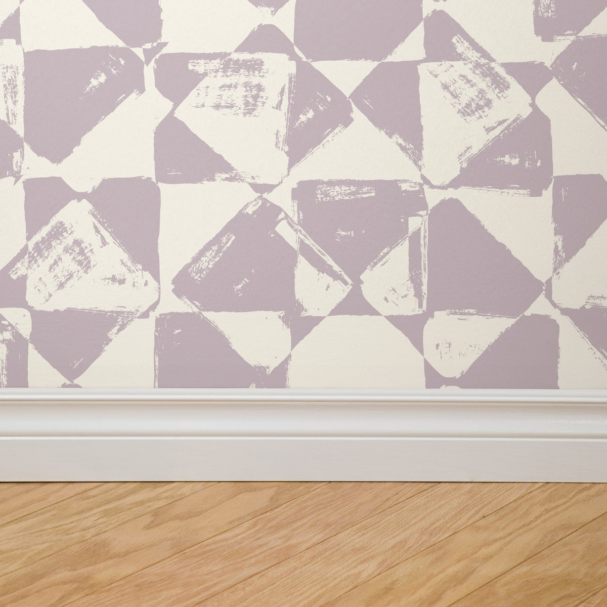 Pascal - Purple Abstract Mosaic Wallpaper