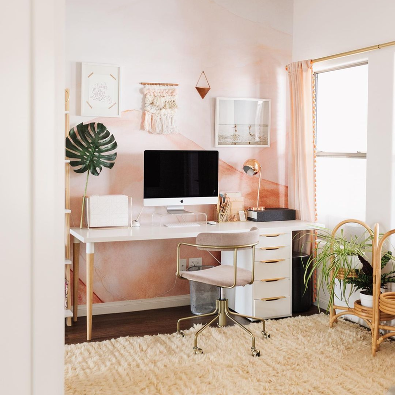 Wall Blush Peel and Stick Removable Wallpaper