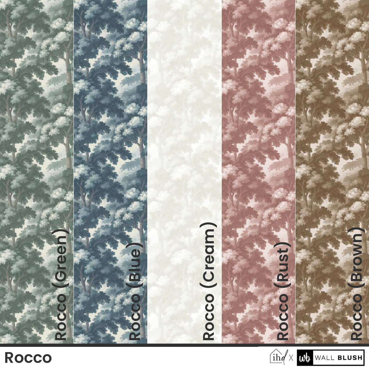 Rocco (Blue) Wallpaper