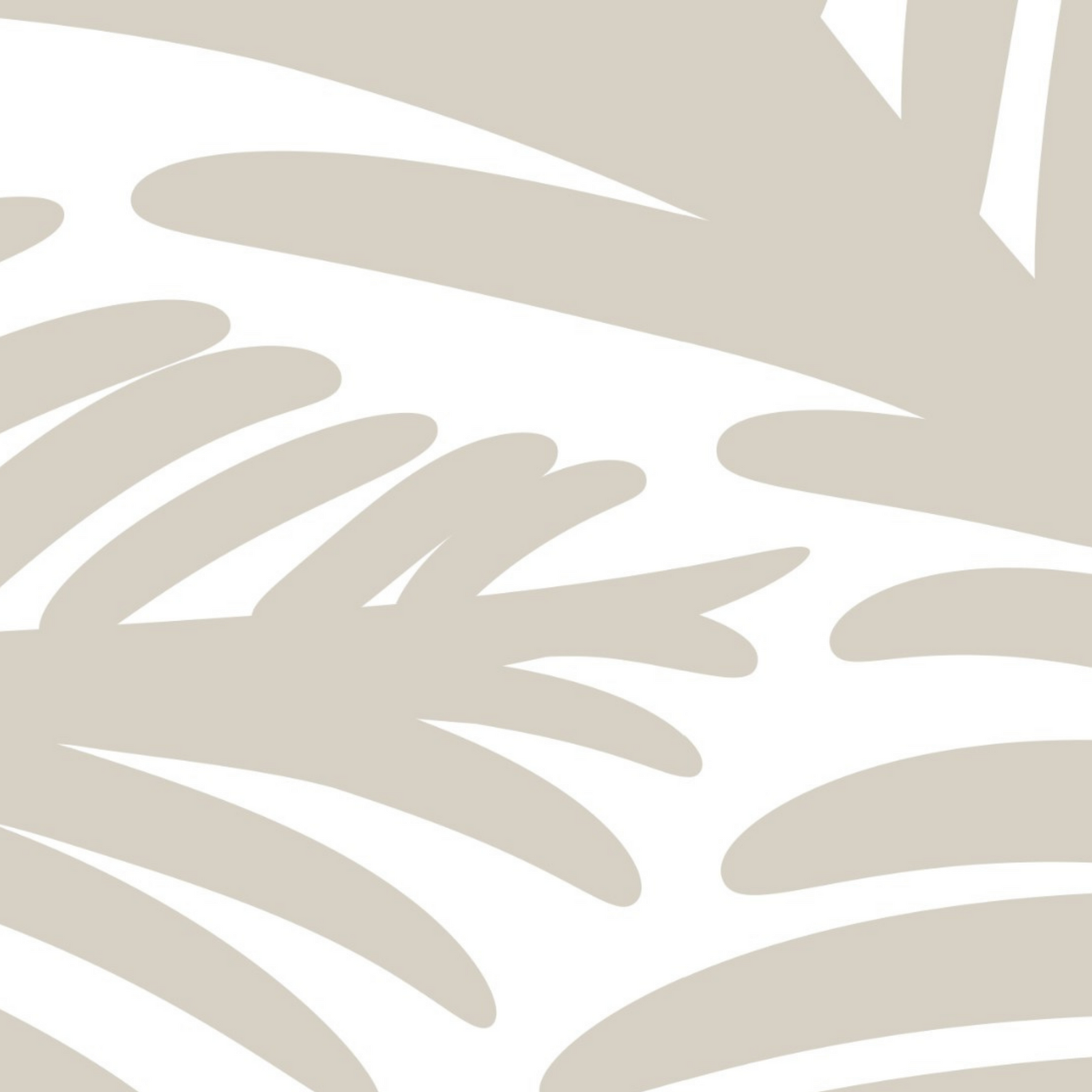 Ohana - Neutral Leaves Wallpaper