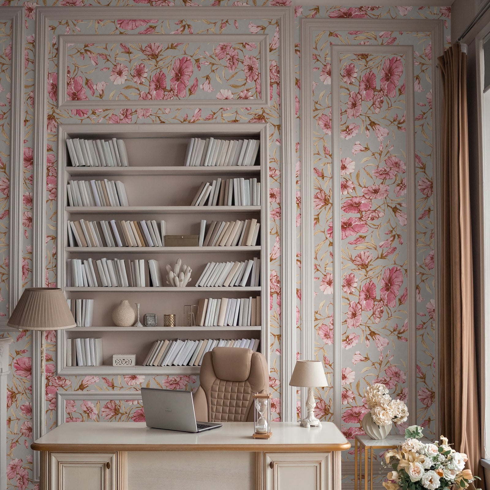 Rebecca - Fancy Floral Wallpaper