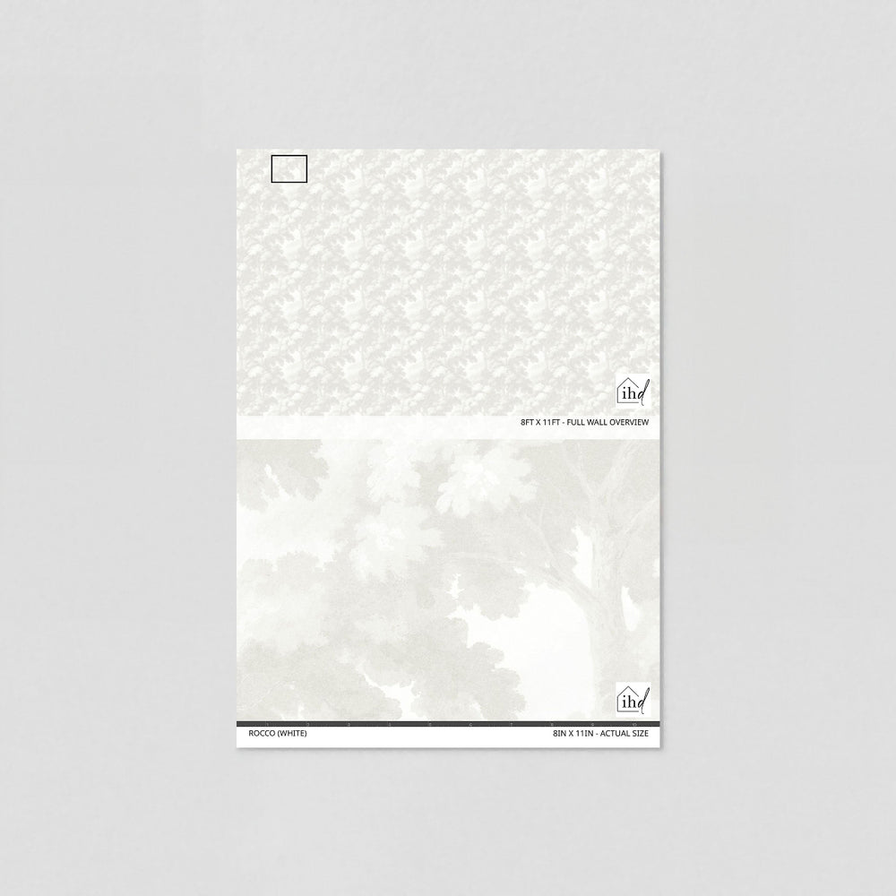 Rocco (White) Wallpaper