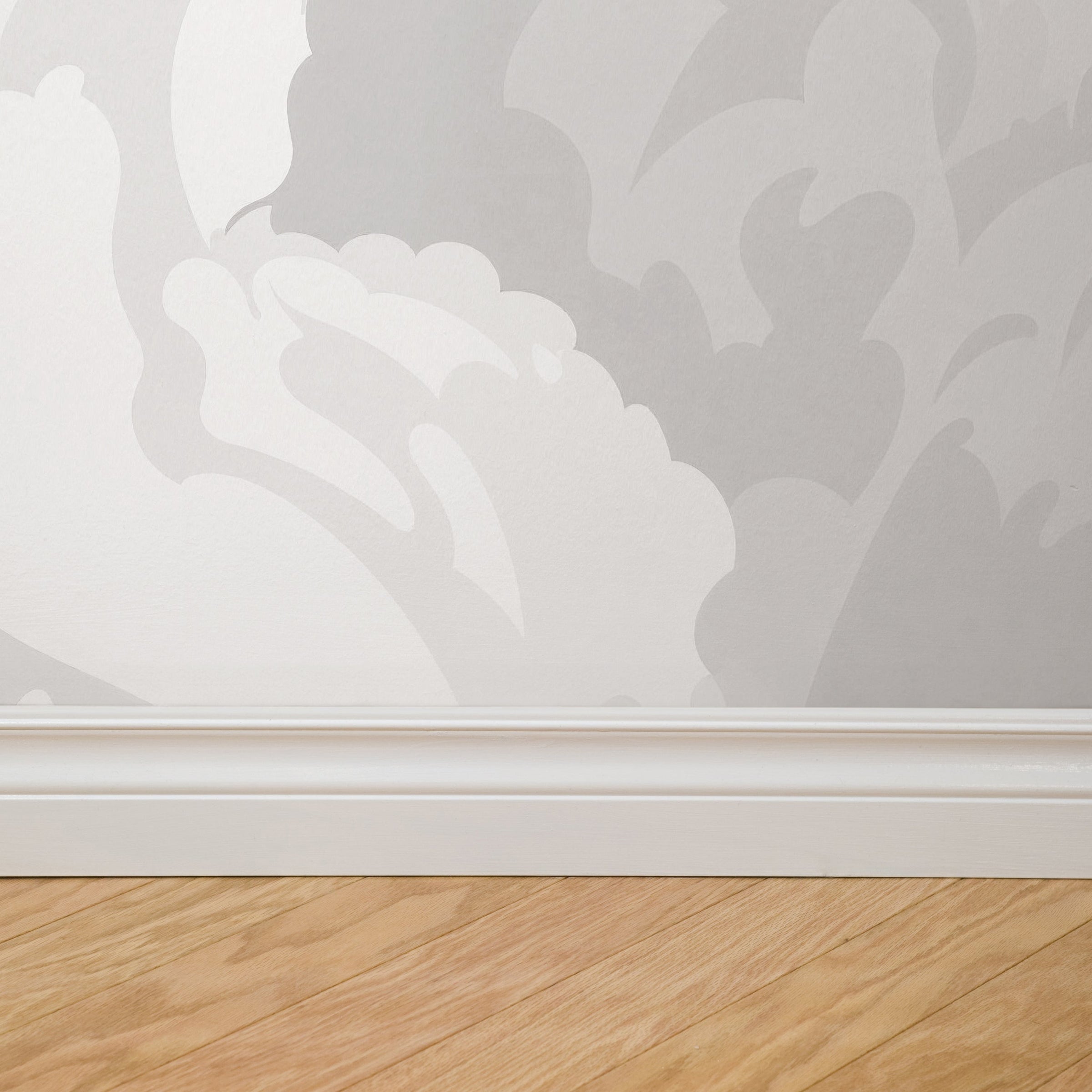 Terra Bloom (Gray) – Earthy Floral Wallpaper