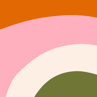 Echo - Colorful Funky Waves Infinity Mural Wallpaper