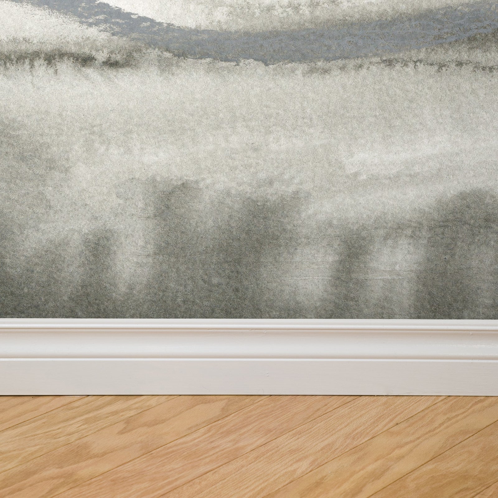 Obsidian - Grey Abstract Infinity Mural Wallpaper