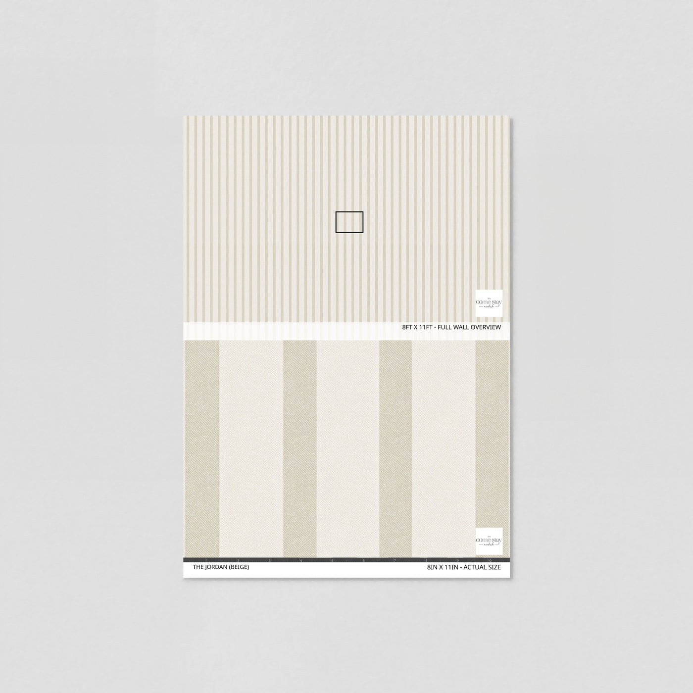 The Jordan (Beige) Wallpaper