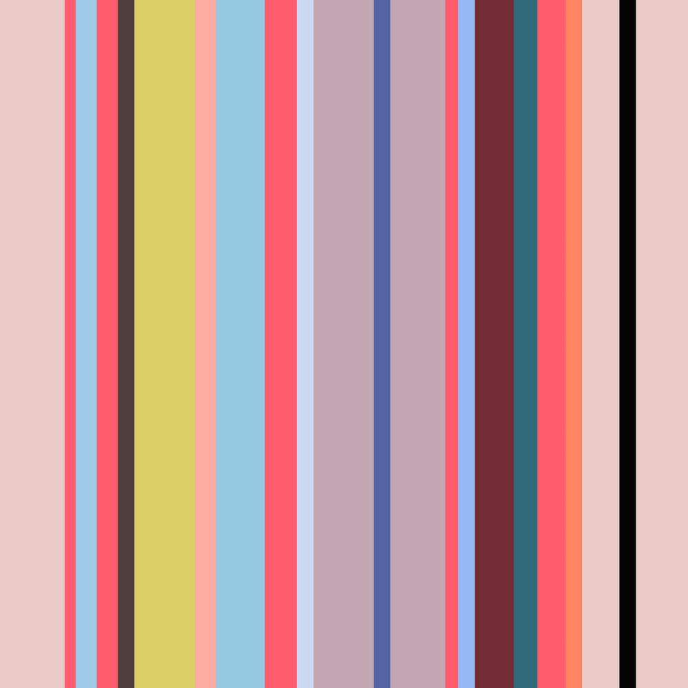 So Fetch - Colorful Striped Wallpaper