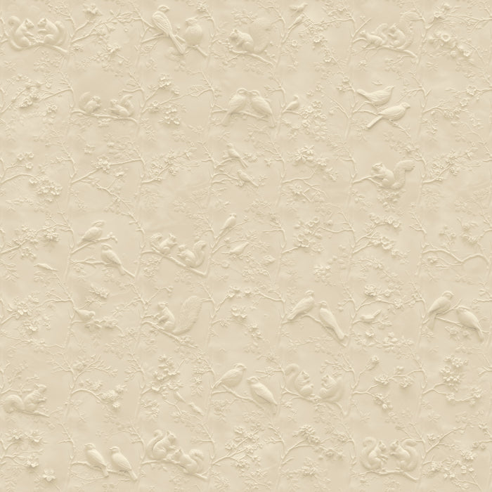 Ivory - Neutral Luxury Forest Wallpaper
