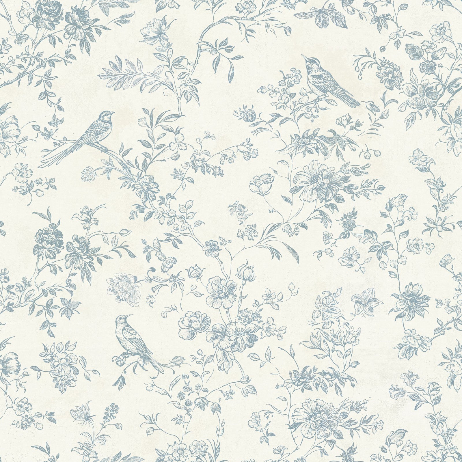 Sweet Nothings - Vintage Bird Wallpaper