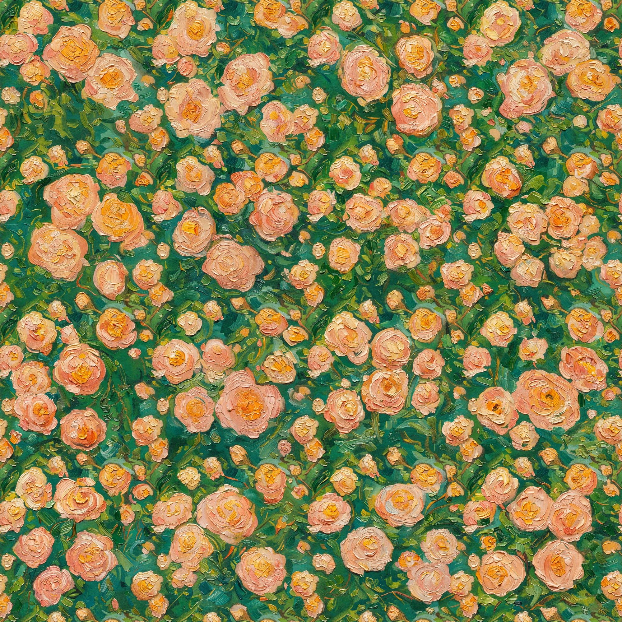 Spring Serenade - Hand Painted Floral Wallpaper