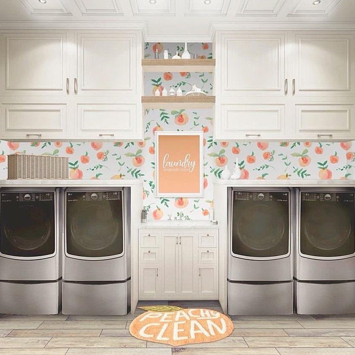 Peachy Clean Wallpaper