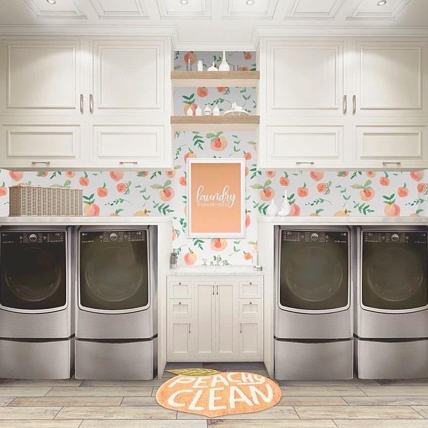 Peachy Clean Wallpaper | WALL BLUSH