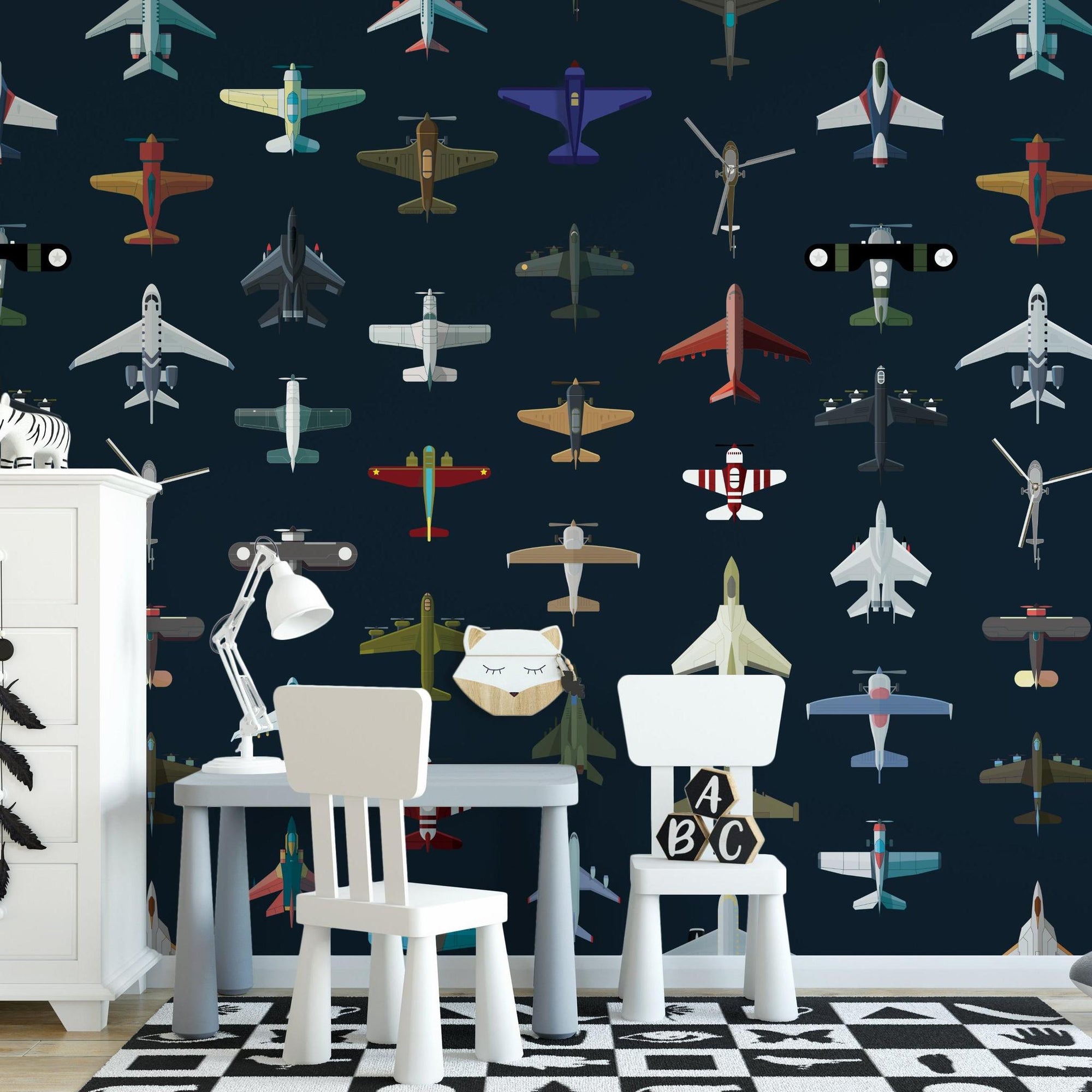 Aviator - Plane Inspired Peel and Stick Wallpaper