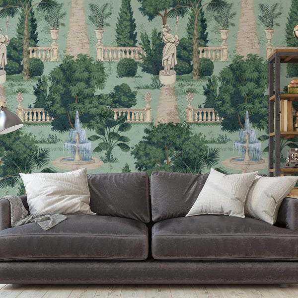 Athena - Ancient Garden Inspired Peel and Stick Wallpaper– WALL BLUSH