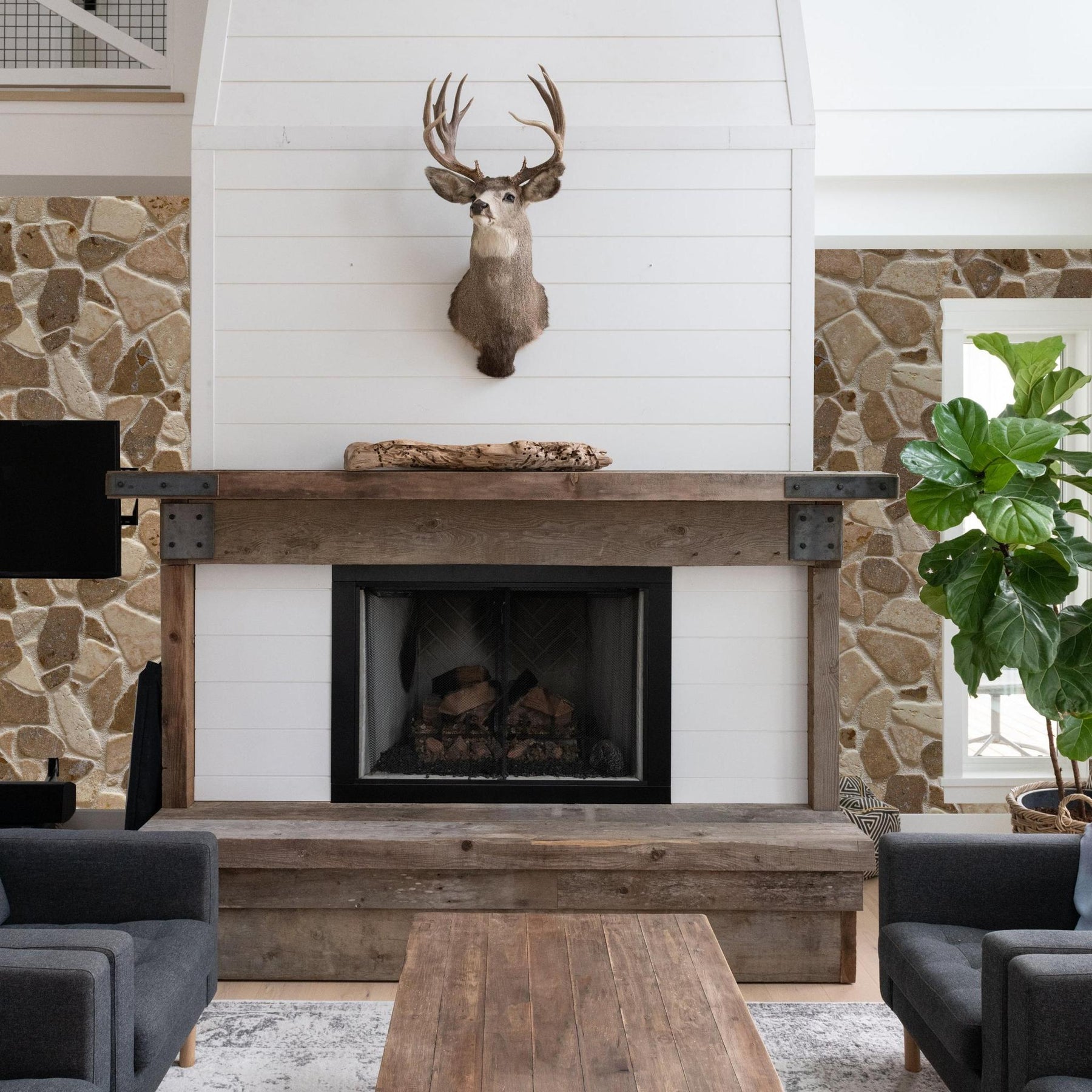 The Abbey - Natural Stone In Beige Colors Wallpaper