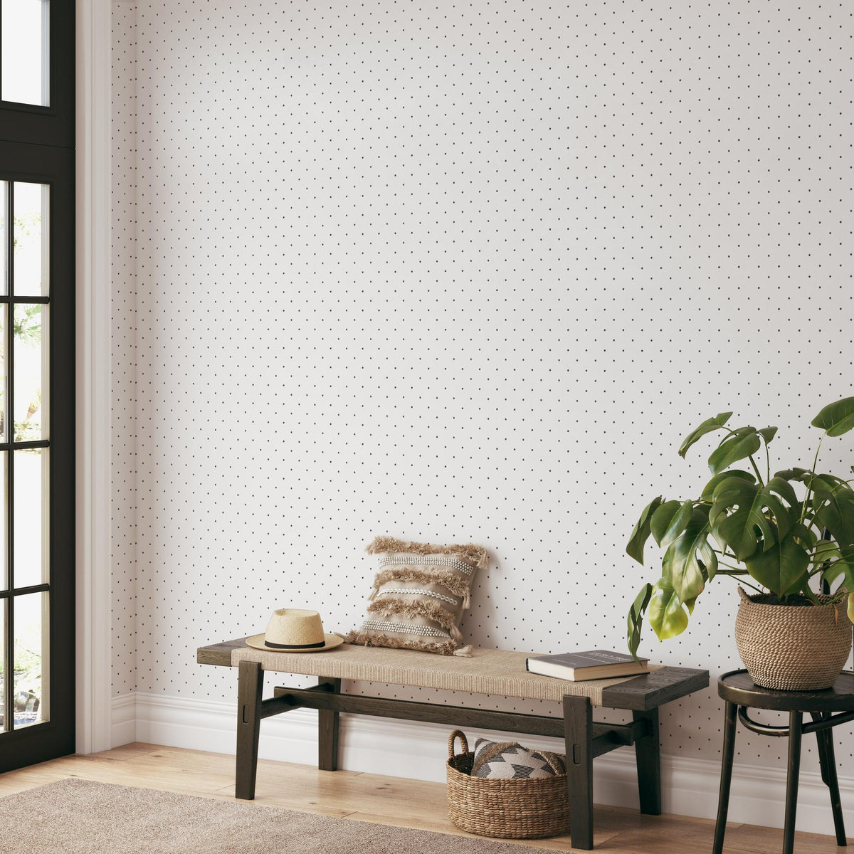 Doodle Dot Wallpaper - 4 FT H X 15.8 FT W