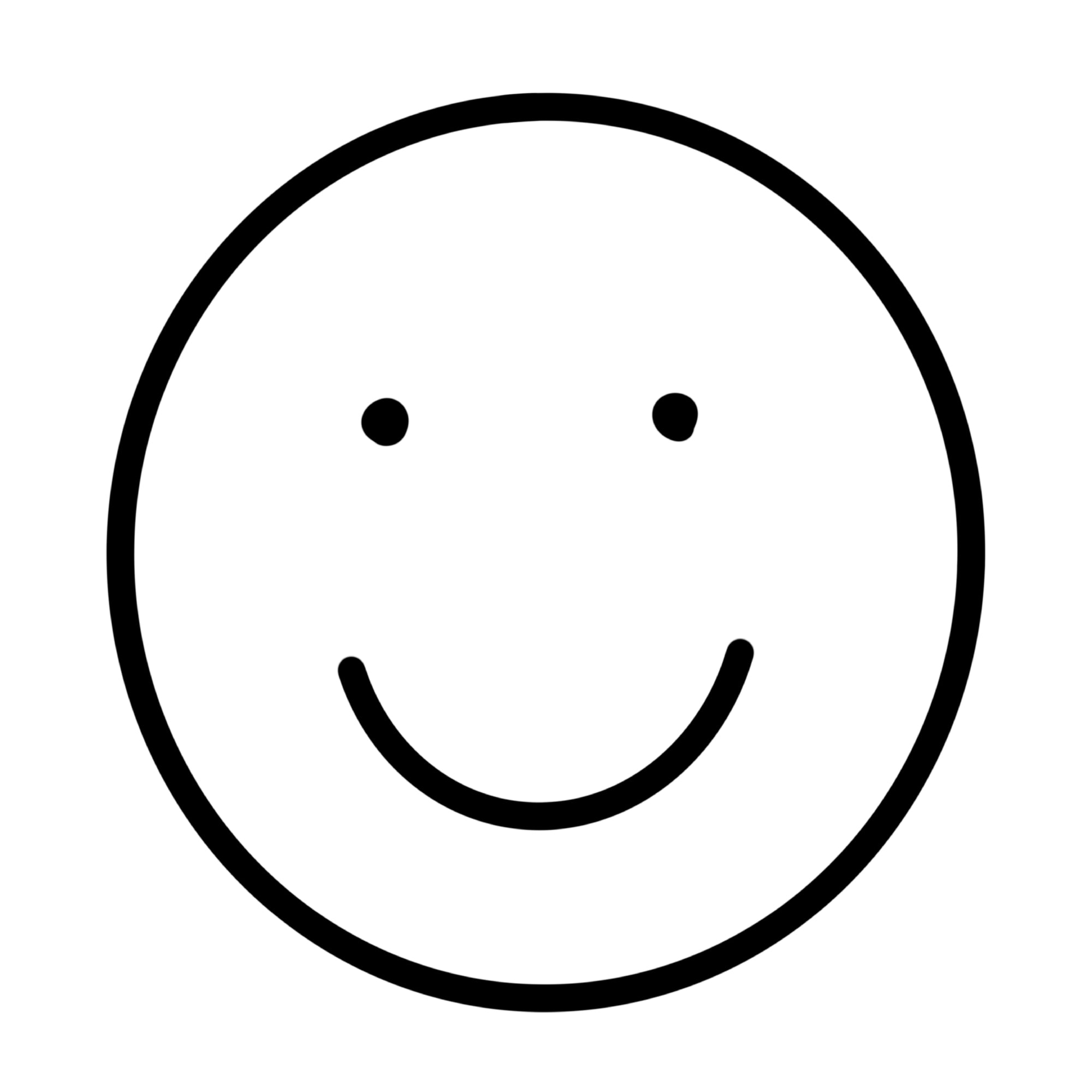 Be Happy - Smiley Face Peel and Stick Wallpaper